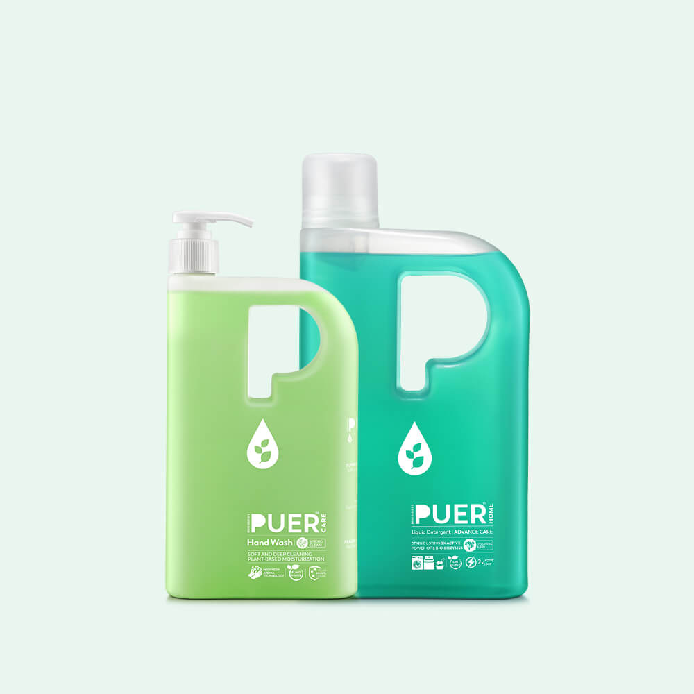 Double the Cleanliness: Liquid Detergent + Hand Wash